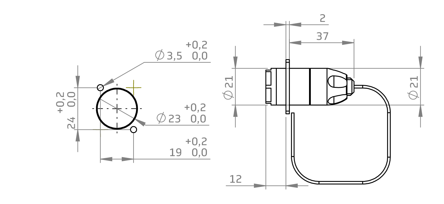 PROCON HMC XLR - Expanded beam connector | Micropol
